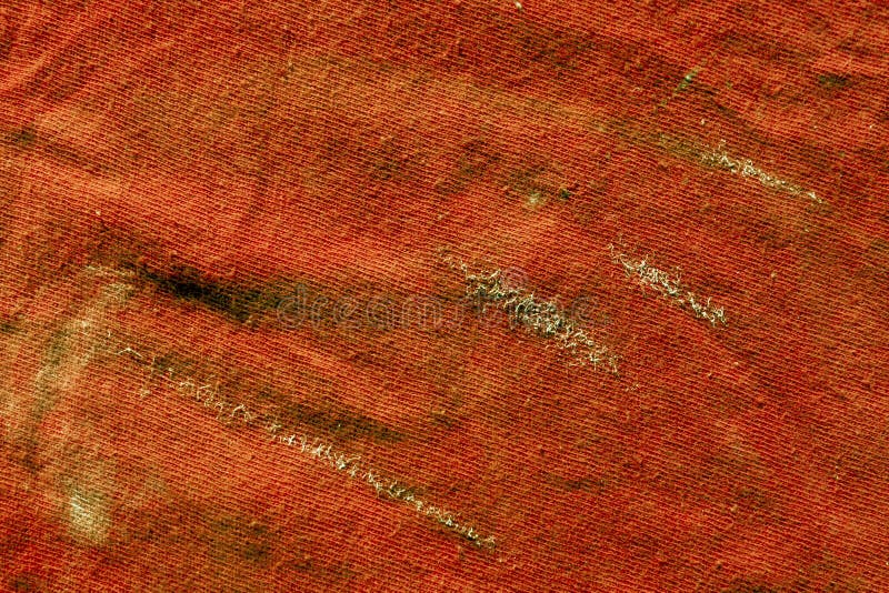 Dirty Orange Textile Rag Texture. Stock Photo - Image of space, blank ...