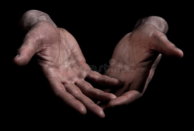 Hand Outstretched and Sky stock image. Image of success - 179489