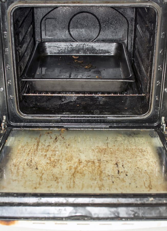 Dirty Cooker Oven - Electric Grill Stock Photo - Image of awaits, light ...