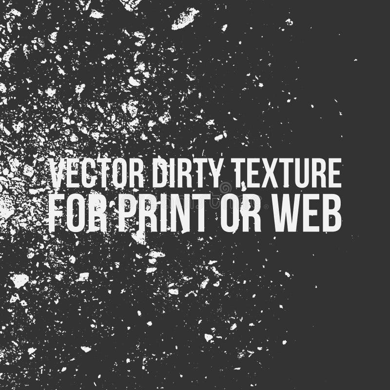 Dirty Overlay Texture for Print or Web Stock Vector - Illustration of ...