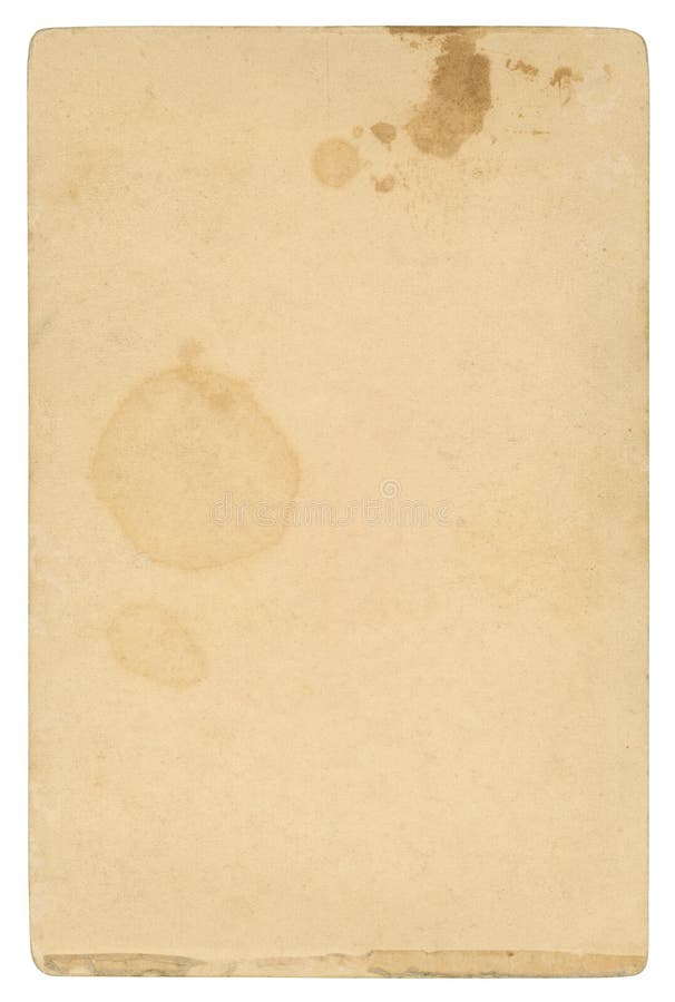 Dirty Paper Isolated on White Stock Photo - Image of document, book ...