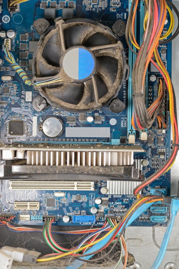 Dirty pc computer stock image. Image of equipment, electronics - 85422161