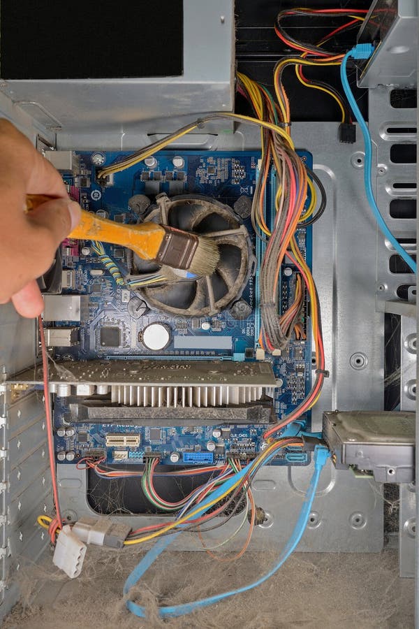 Dirty pc computer stock image. Image of component, electronics - 85422157