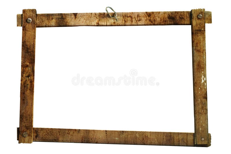 Dirty Picture Frame Screwed Stock Image - Image of grunge, matte: 9706265