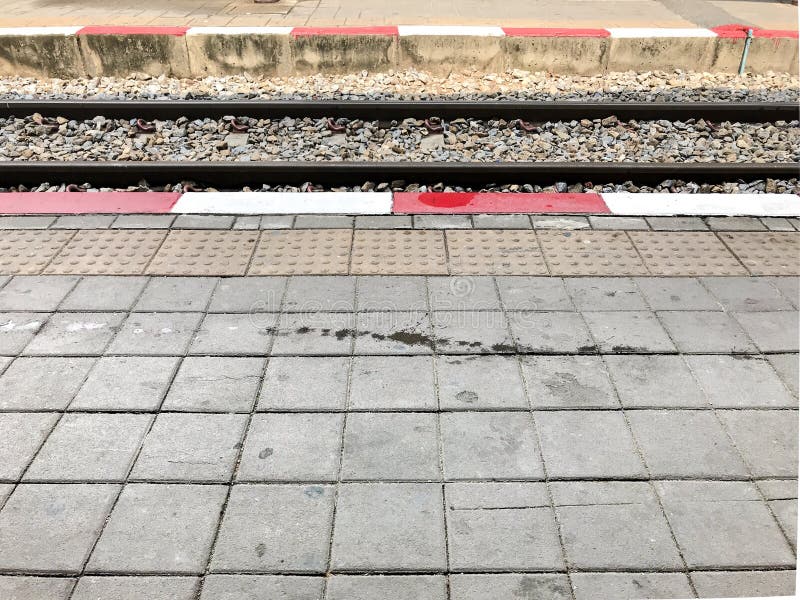 Old And Dirty Train Platform. Stock Image - Image of speed, railway ...