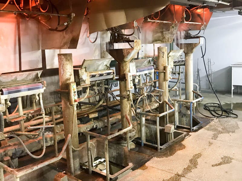 Dirty Production at a Chemical Plant. the Production Process at Stock ...