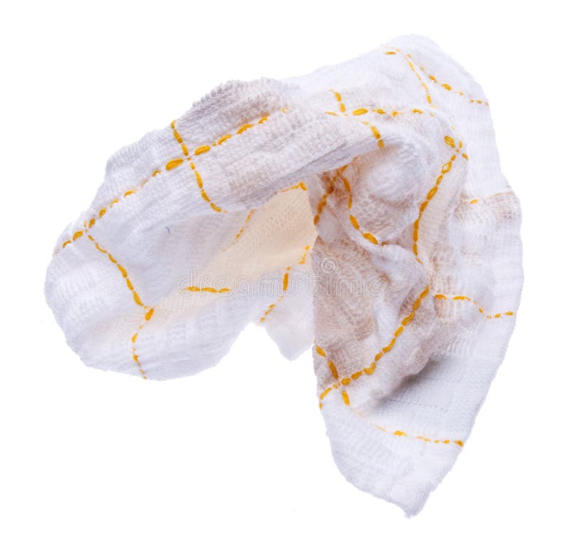 Dirty Kitchen Rag stock photo. Image of isolated, dirty - 15461620