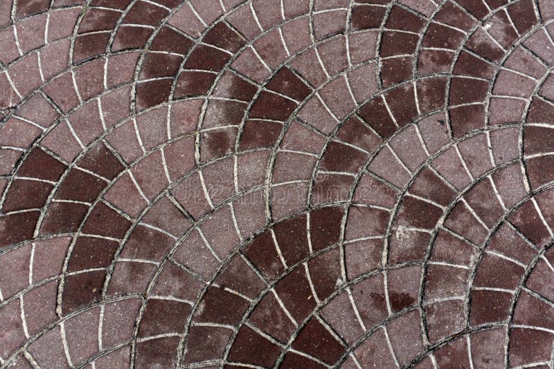 Dirty Red Pavement Closeup. Stock Photo - Image of pathway, city: 66711344