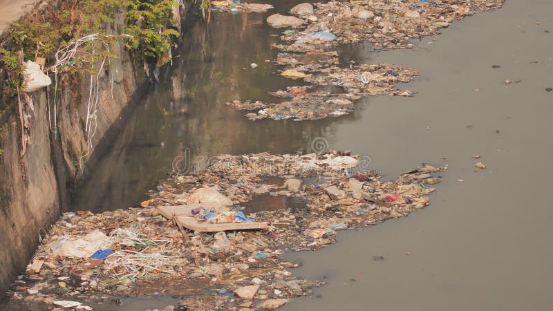 Dirty River in Dharavi Slums. Mumbai. India. Stock Footage - Video of ...
