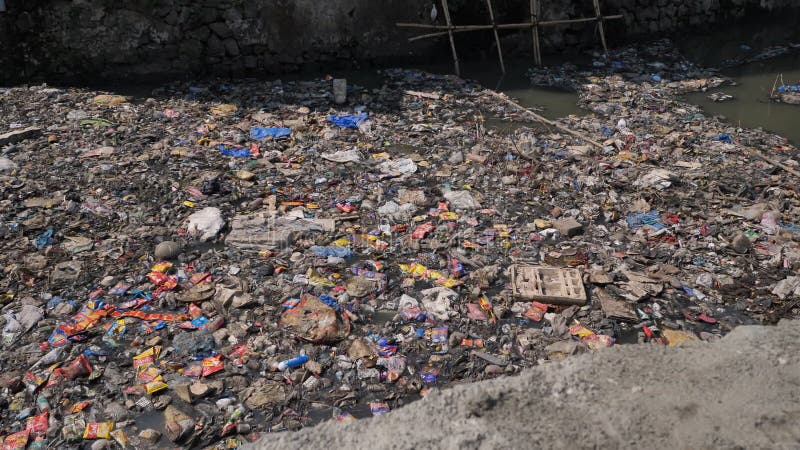 Dirty River in Dharavi Slums. Mumbai. India. Stock Video - Video of ...
