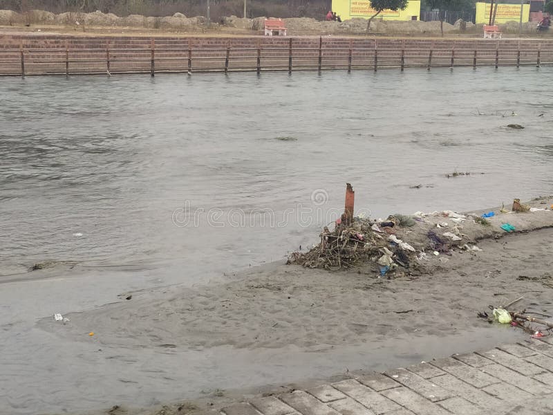 Dirty river too much dirty editorial photography. Image of sand - 168508947