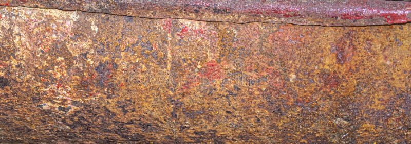 Dirty Rust Covered Metal Pipe Grunge Background Texture Stock Image ...