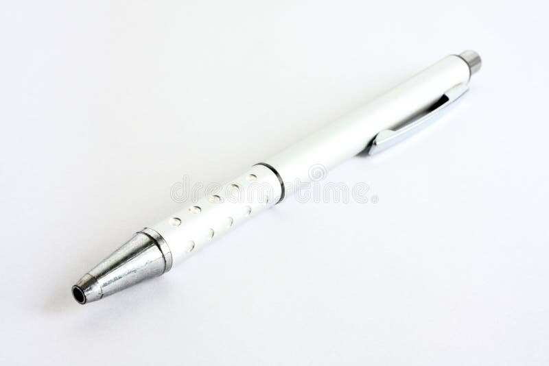 Dirty and rust silver pen. stock image. Image of report - 16763221