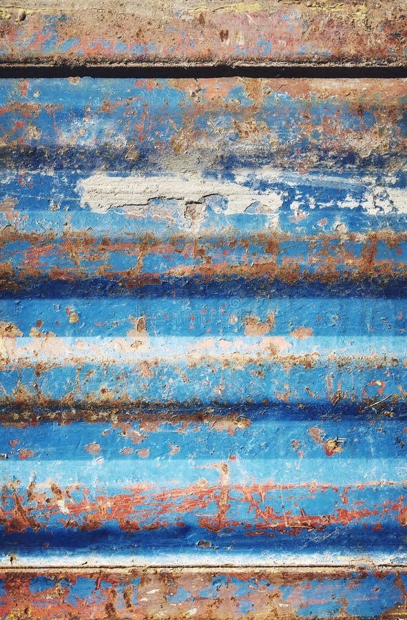 Dirty Rusty Metal Wall, Background or Texture Stock Image - Image of ...