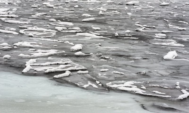 Dirty sea ice stock image. Image of pollution, water - 118601293