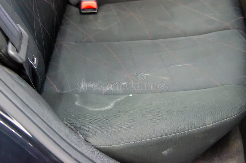 Stains on car seats stock image. Image of occupation - 155305993