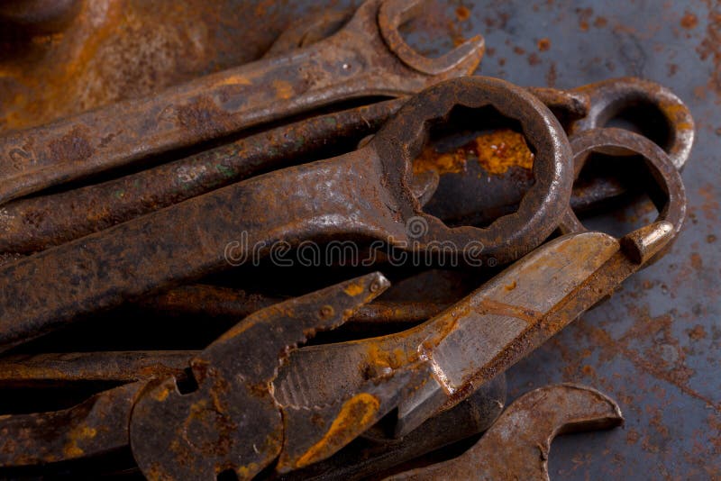 Old rusty tools stock photo. Image of construction, business - 105130592