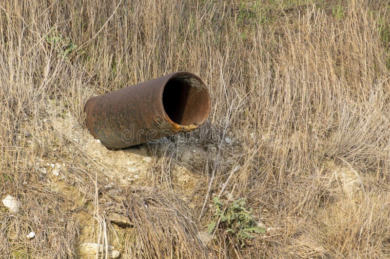 Dirty Sewage from the Pipe, Environmental Pollution Stock Image - Image ...