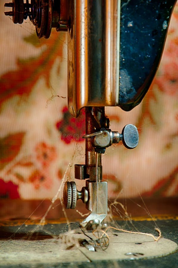 Dirty Sewing Machine stock image. Image of element, distress - 38331027