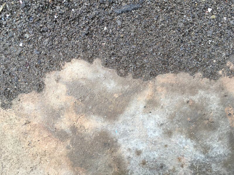 Dirty Soil and Cement Texture Stock Image - Image of rugged, nature ...