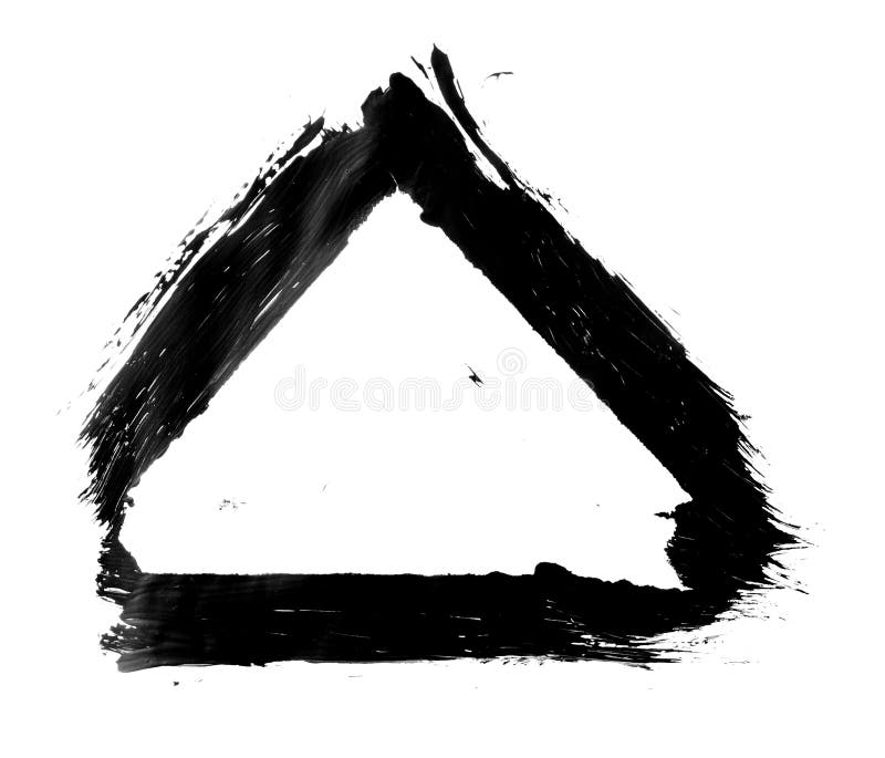 The Drip Triangle Monogram Logo Has the Meaning of Focus on Goals and ...