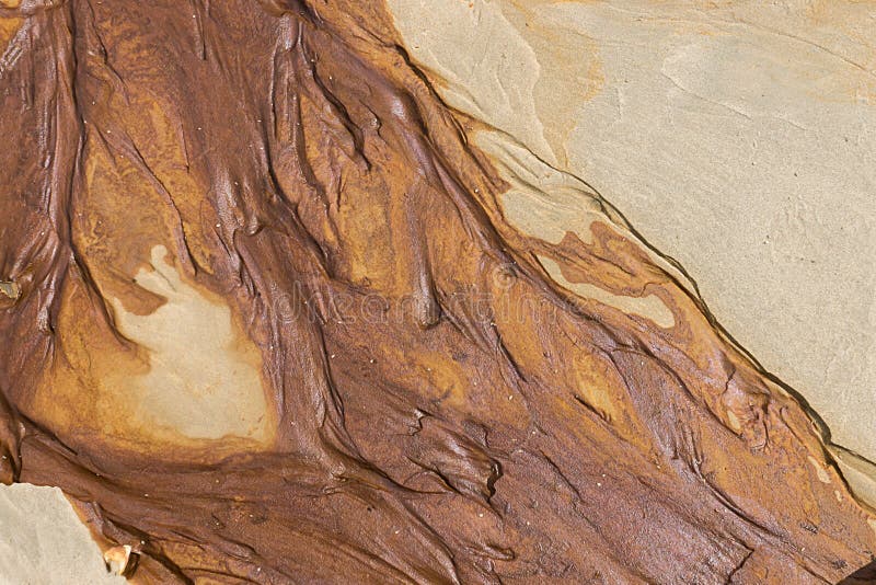 Oil Stains on Beach Sand Environmental Disaster Stock Image - Image of ...