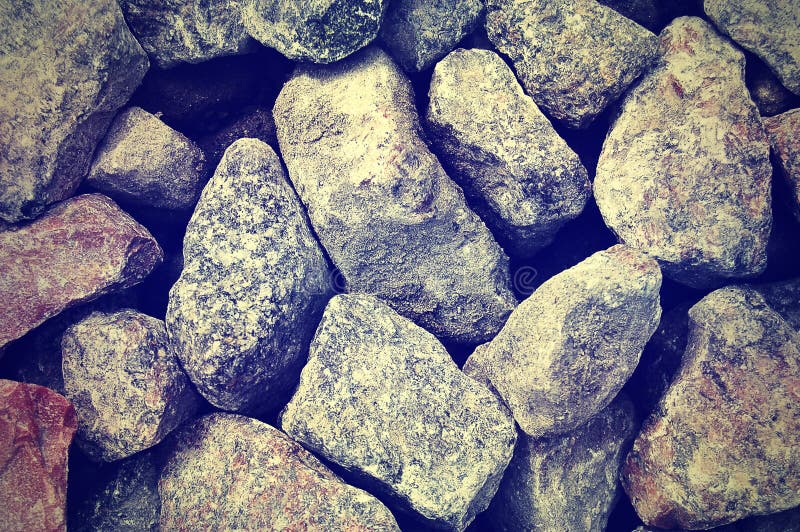 Dirty Stones Lying on the Road Stock Photo - Image of background ...