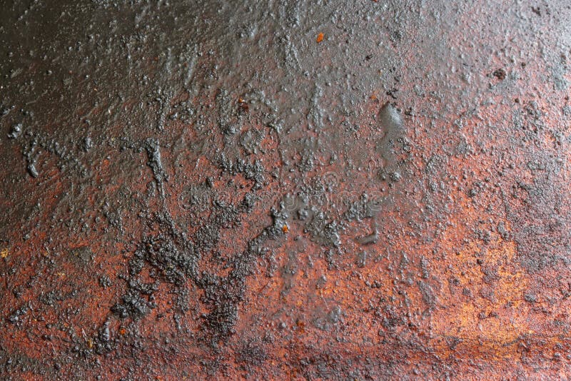The Dirty Texture of the Old Pan Bottom Stock Photo - Image of rust ...