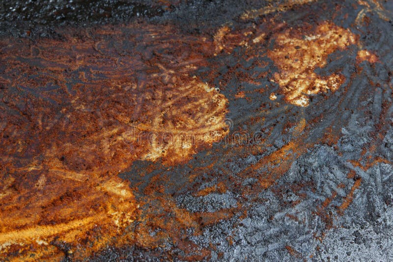 The Dirty Texture of the Old Pan Bottom Stock Image - Image of smoke ...