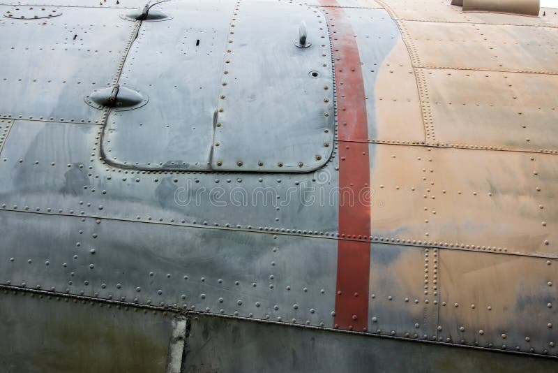 Old Painted Metal Background Of A Military Aircraft Stock Photo - Image ...