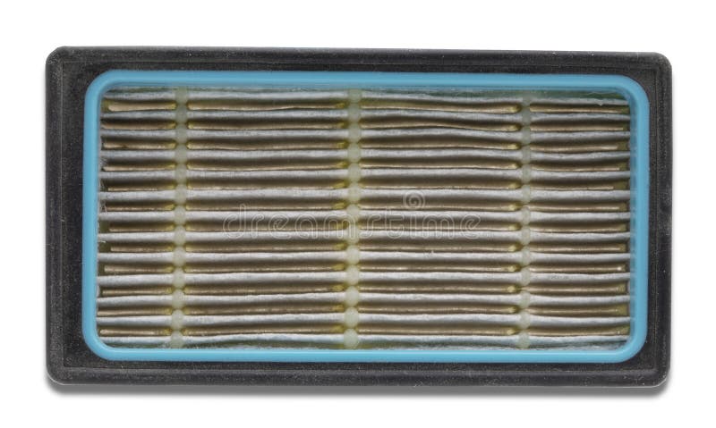 Dirty used filter isolated stock photo. Image of background - 276793836