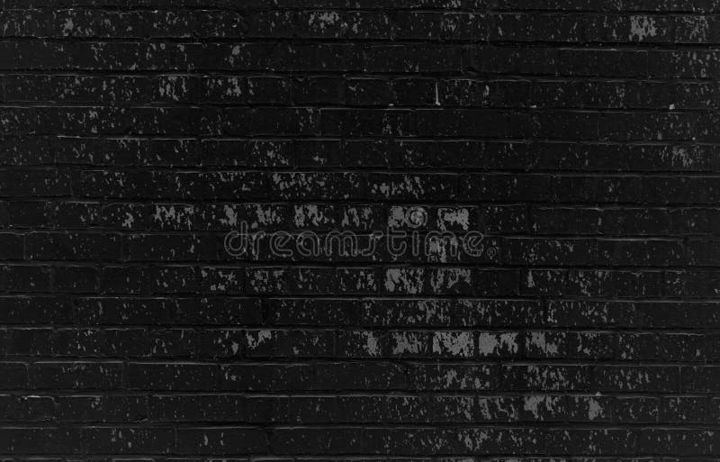 Dirty Very Dark Black Brick Wall Pattern Stock Image - Image of grey ...
