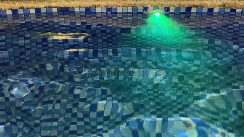 Dirty Water in a Backlit Swimming Pool Stock Video - Video of cleaner ...