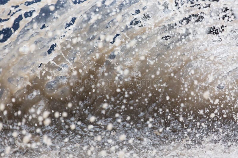 Dirty Water Splash from Puddle on the Street Stock Image - Image of ...