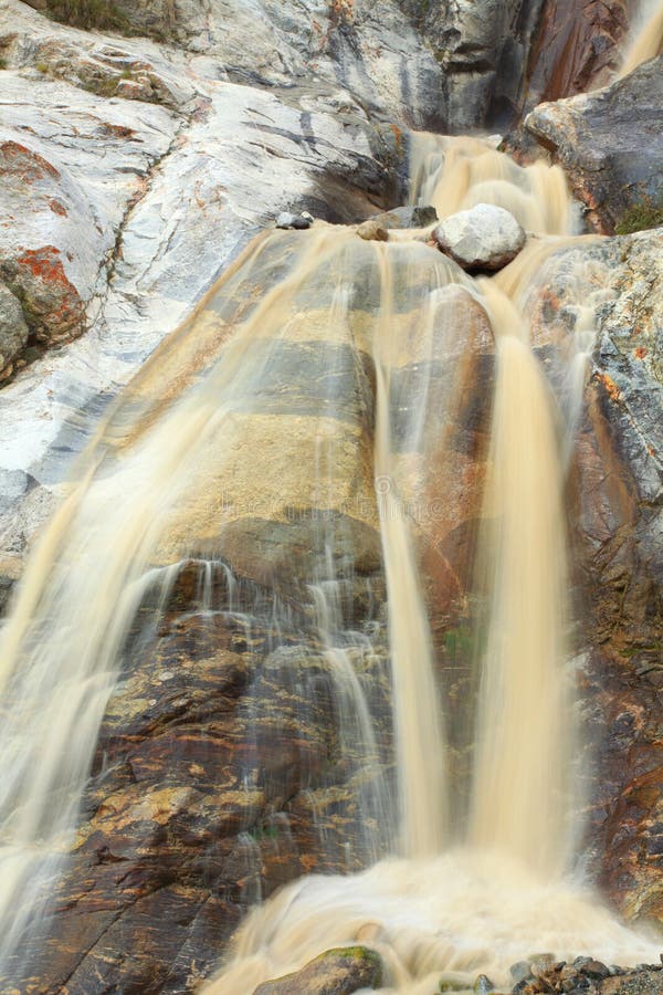 Dirty waterfall stock photo. Image of landscape, high - 16410602