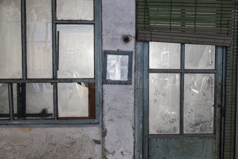 Dirty Windows of Abandoned House Stock Photo - Image of abandoned ...