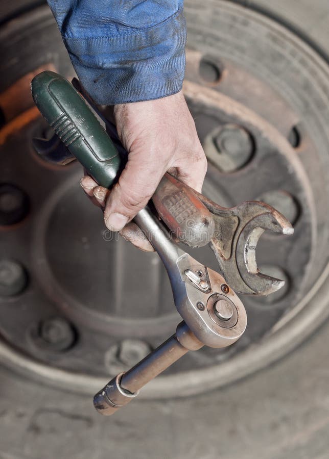 Dirty Worker Hand with Tool Stock Image - Image of industrial, clip ...