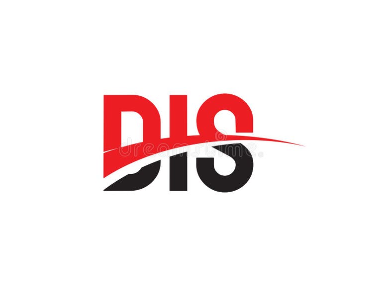 DIS Letter Initial Logo Design Vector Illustration Stock Vector ...