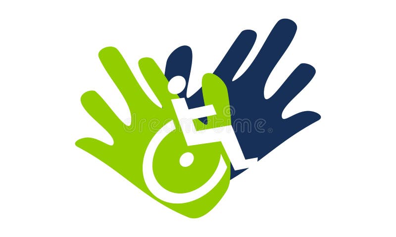 Disability Care Logo Design Template Stock Vector - Illustration of ...