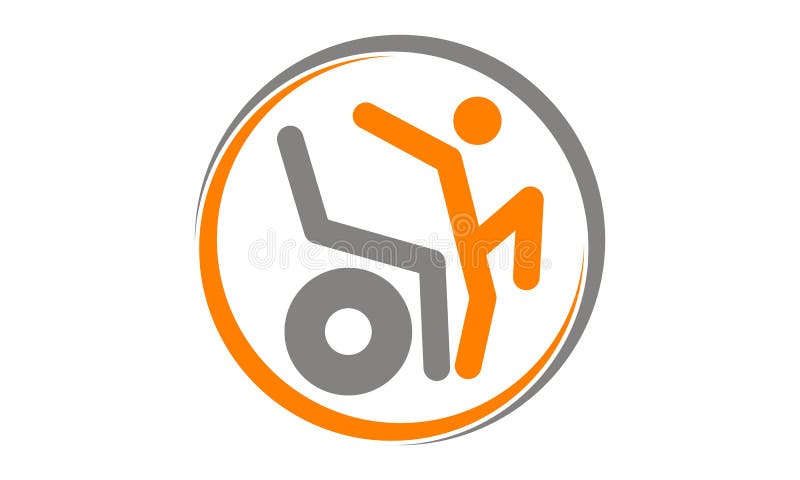 Disability care logo stock vector. Illustration of affection - 35405849