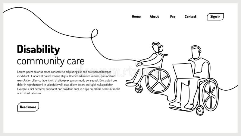 Disability Care Stock Illustrations – 36,394 Disability Care Stock ...