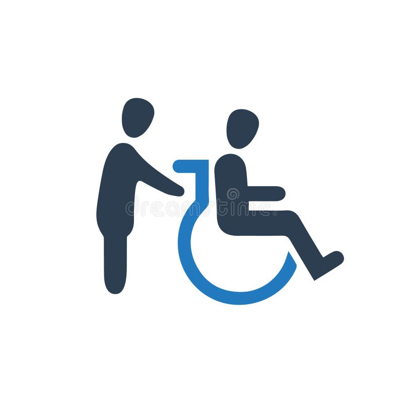 Disability icon set stock vector. Illustration of meet - 29690147