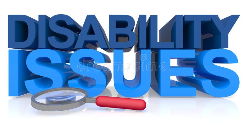 Disability Issues Handicapped Disabled Legal Equality Access 3d ...