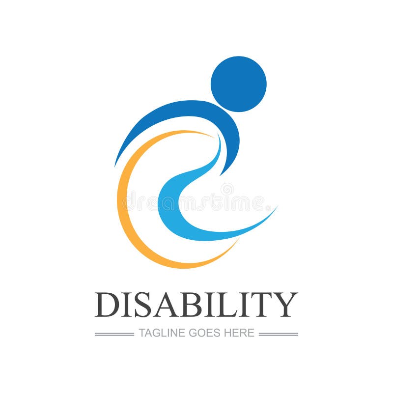 Disability Logo Vector Illustration Design Template Stock Vector ...
