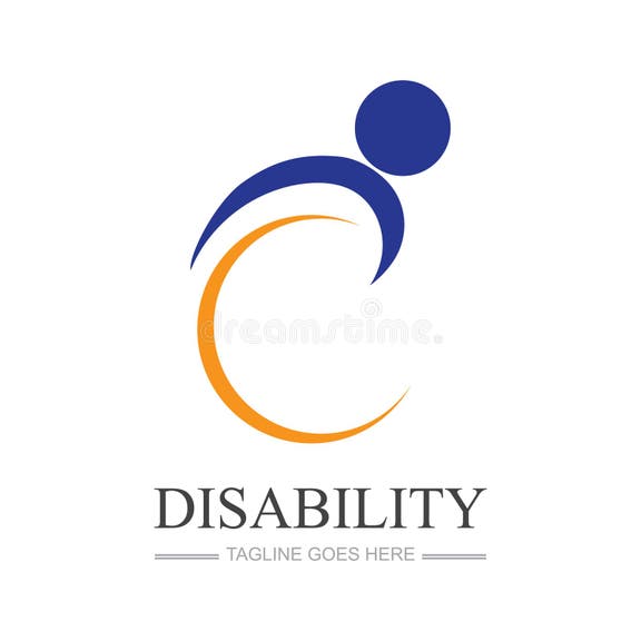 Disability Logo Vector Illustration Design Template Stock Vector ...