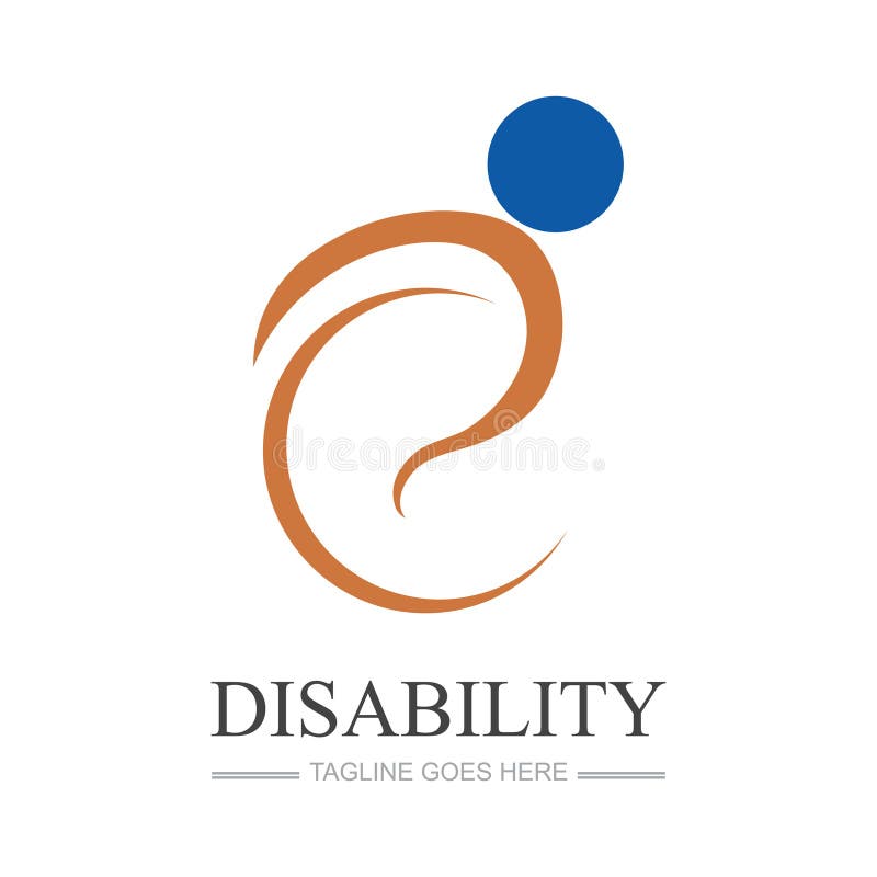 Disability Logo Vector Illustration Design Template Stock Vector ...