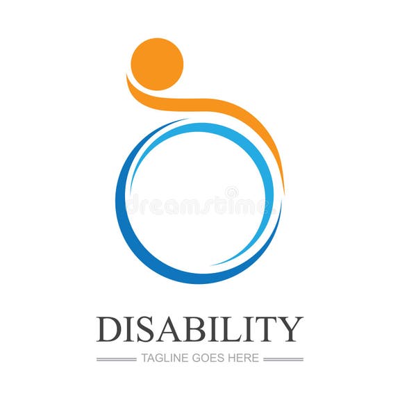 Disability Logo Vector Illustration Design Template Stock Vector ...