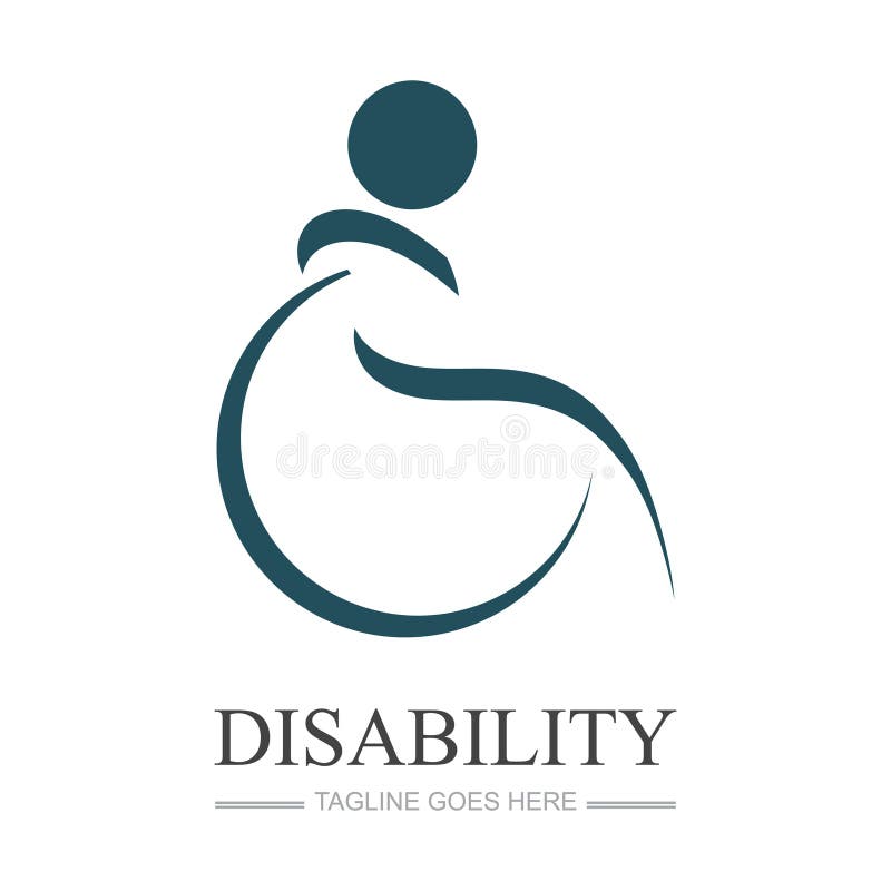 Disability Logo Vector Illustration Design Template Stock Vector ...