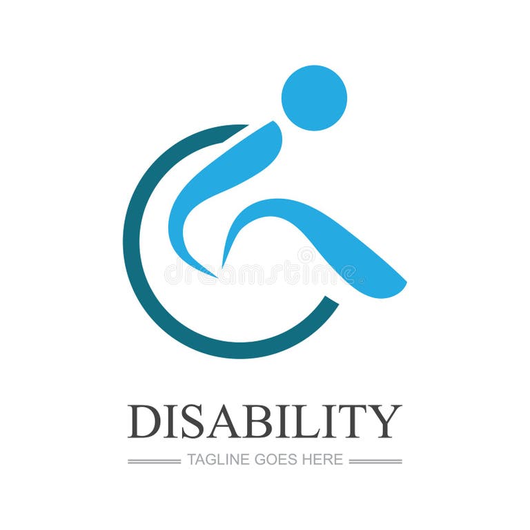 Disability Logo Vector Illustration Design Template Stock Vector ...