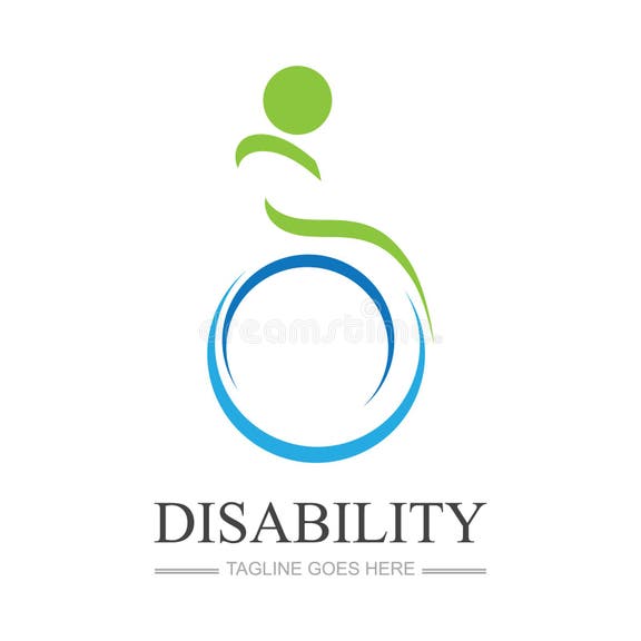 Disability Logo Vector Illustration Design Template Stock Vector ...